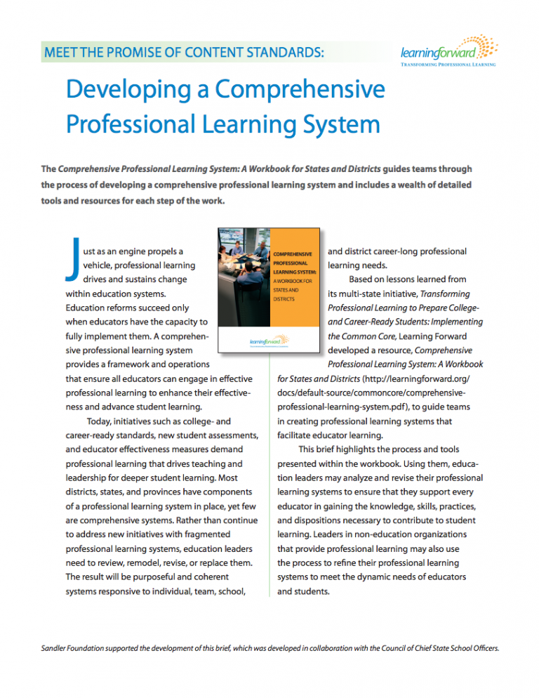 Customized Professional Development Plan