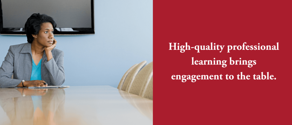Professional Learning Engagement | Learning Forward Professional Services